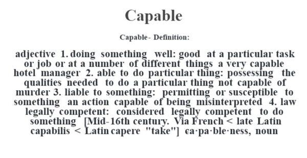 Capable đi với giới từ gì trong tiếng Anh Kèm bài tập và đáp án