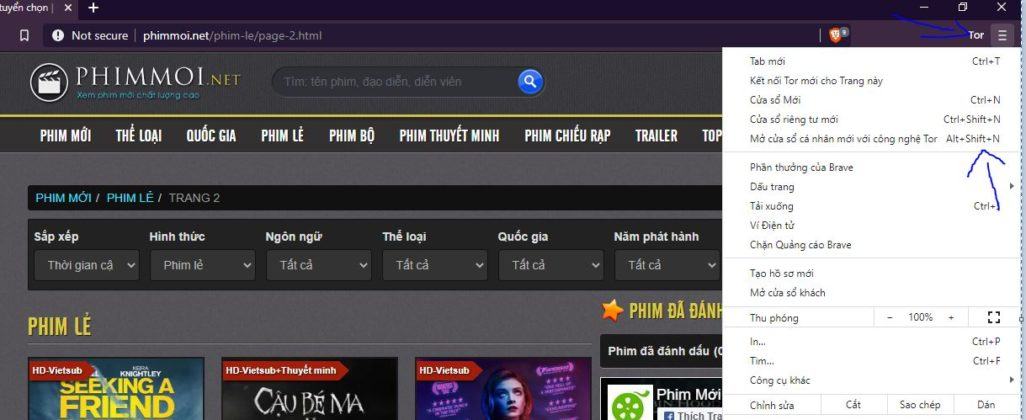 Hướng dẫn vào phimmoi trên phimmoi.net - Ngolongnd.net