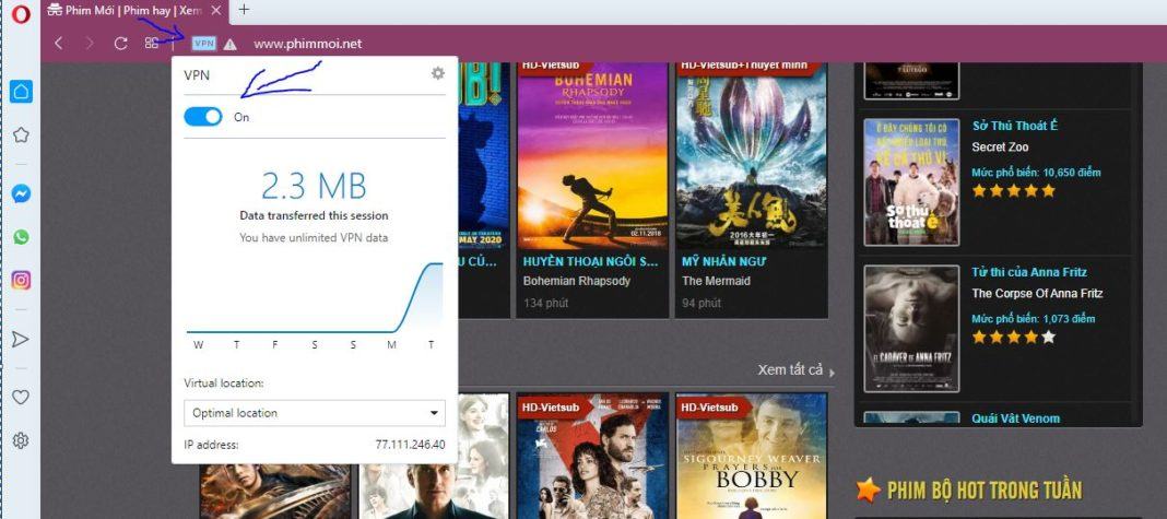 Hướng dẫn vào phimmoi trên phimmoi.net - Ngolongnd.net